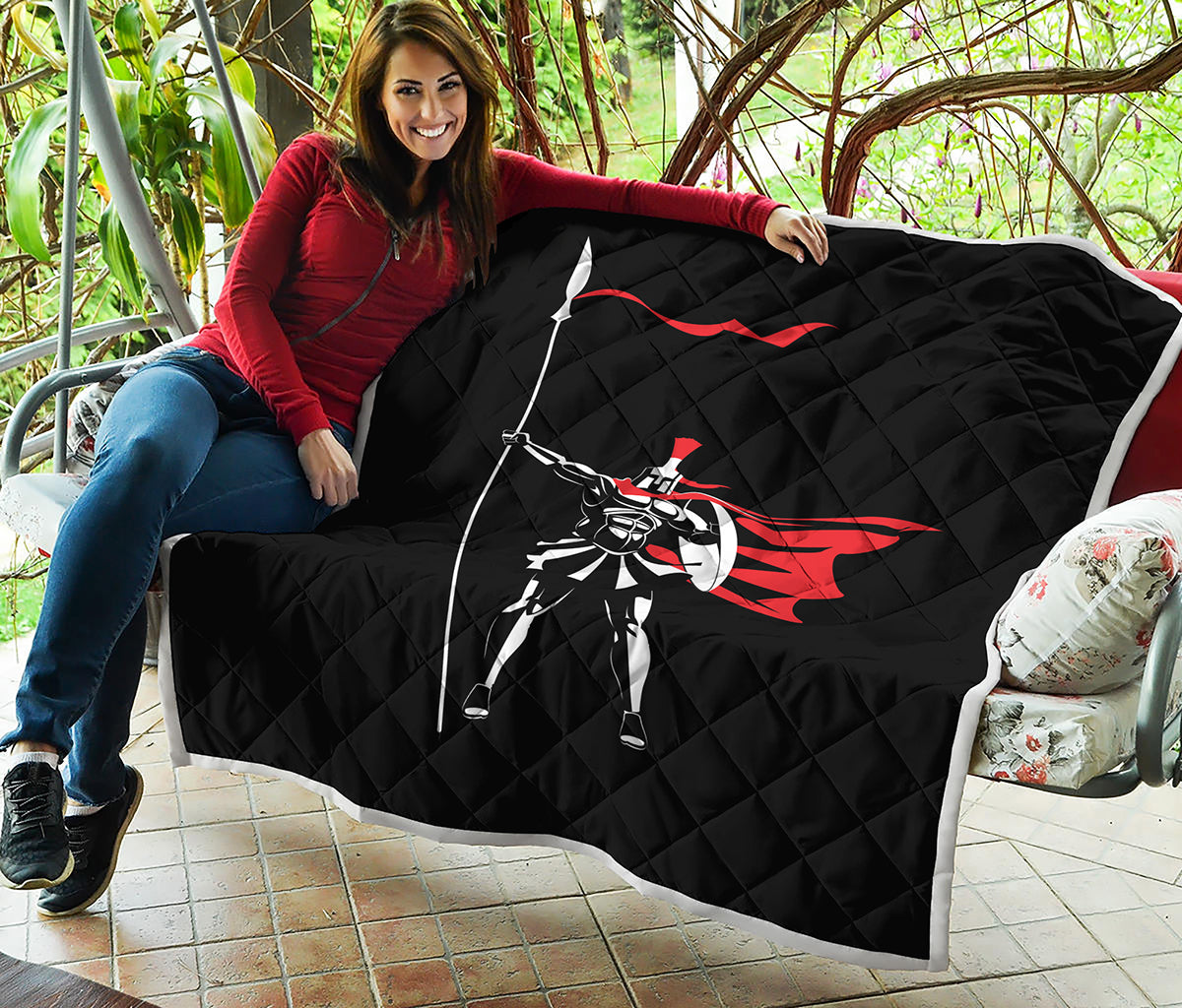 Spartan Warrior Print Quilt – GearFrost