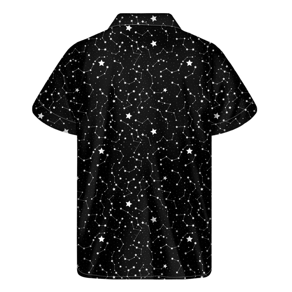 Star Constellations Pattern Print Men's Short Sleeve Shirt – GearFrost