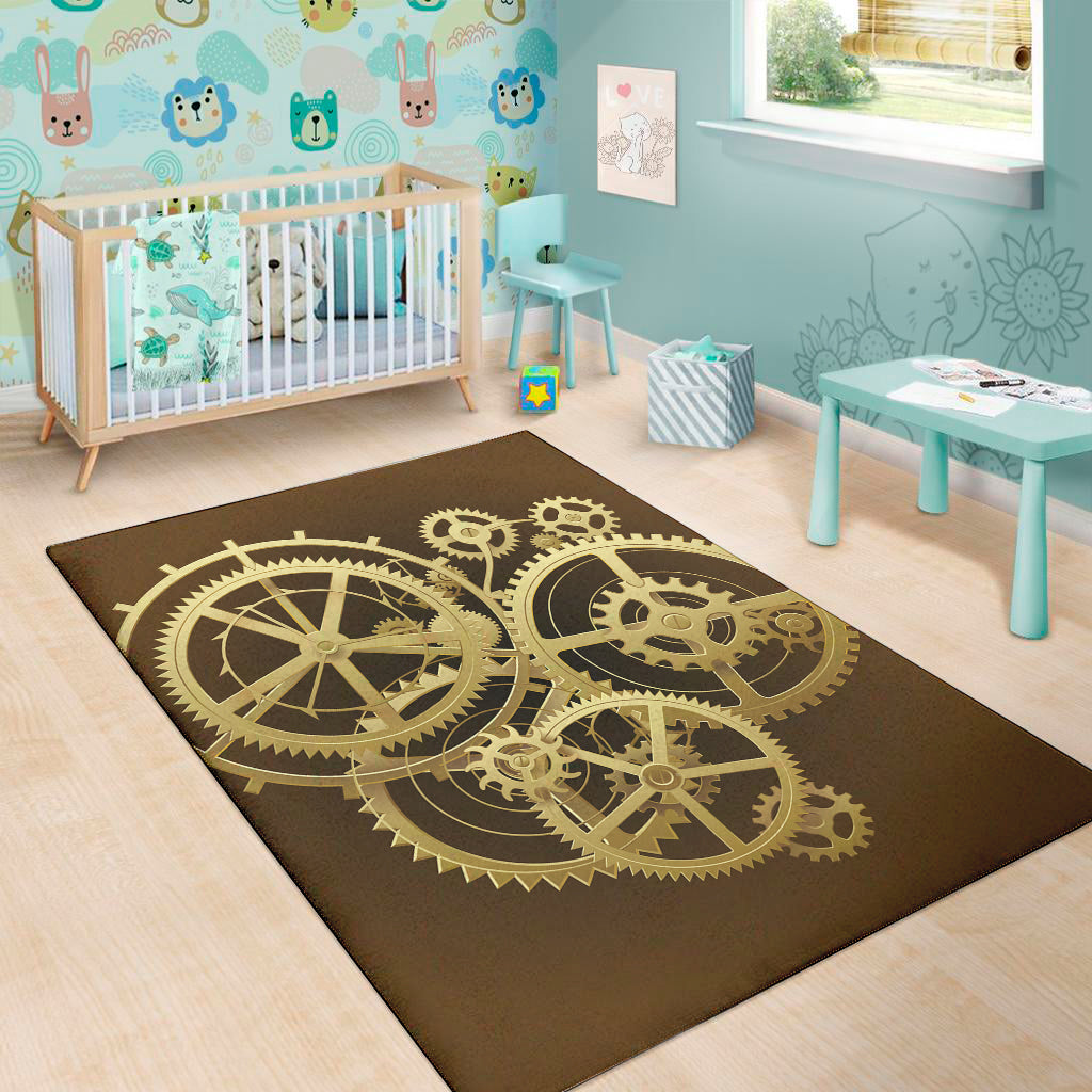 Steampunk Cogwheels Print Floor Mat – GearFrost