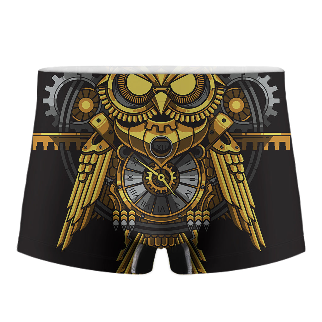 Steampunk Owl Print Men's Boxer Briefs – GearFrost