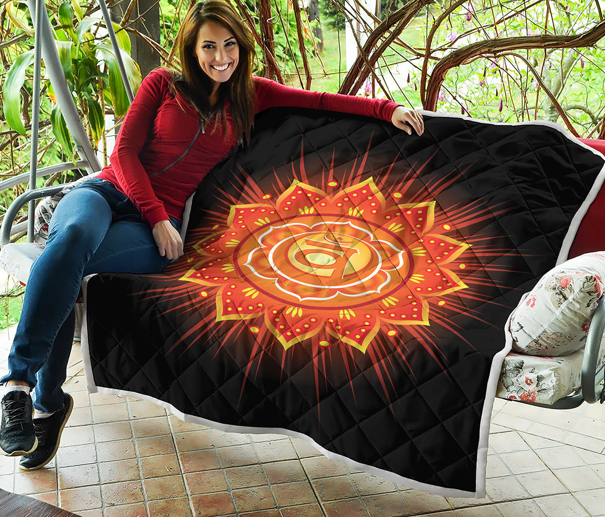 Swadhisthana Chakra Mandala Print Quilt – GearFrost