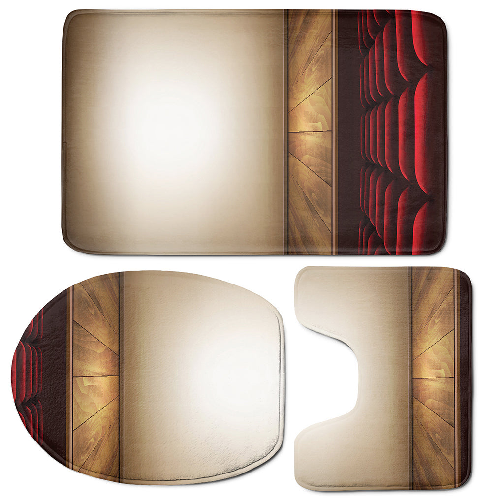 Theater Stage Print 3 Piece Bath Mat Set – GearFrost