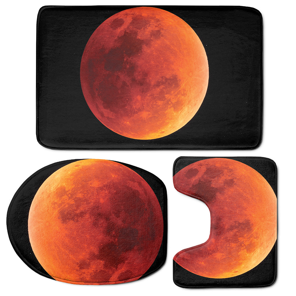 Total Lunar Eclipse Print 3 Piece Bath Mat Set – GearFrost