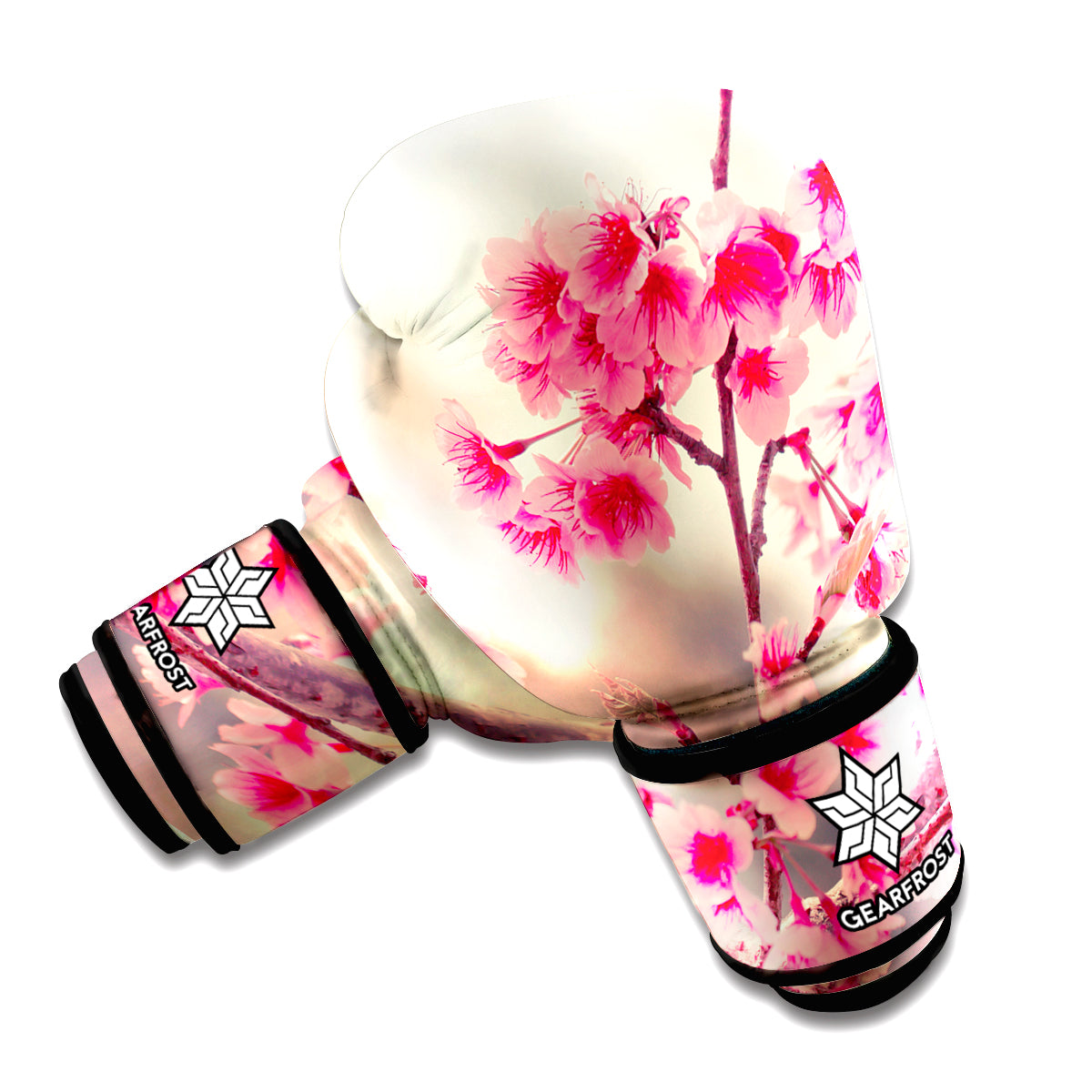 Vintage Cherry Blossom Print Boxing Gloves – GearFrost