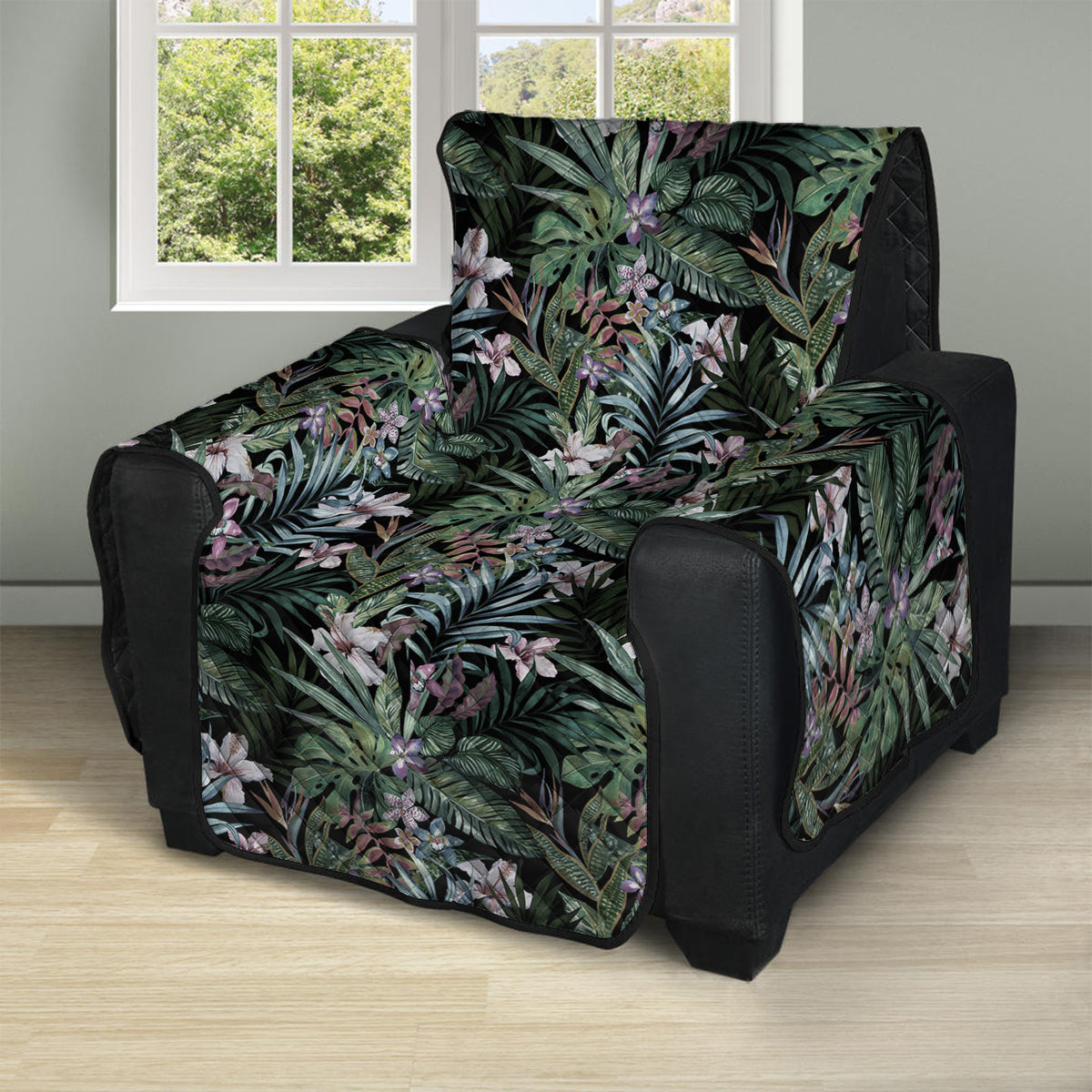 Vintage Tropical Floral Print Recliner Protector – GearFrost